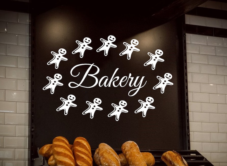 Bakery Wall Decal Bakery Wall Sticker Bakery Window Decal - Etsy