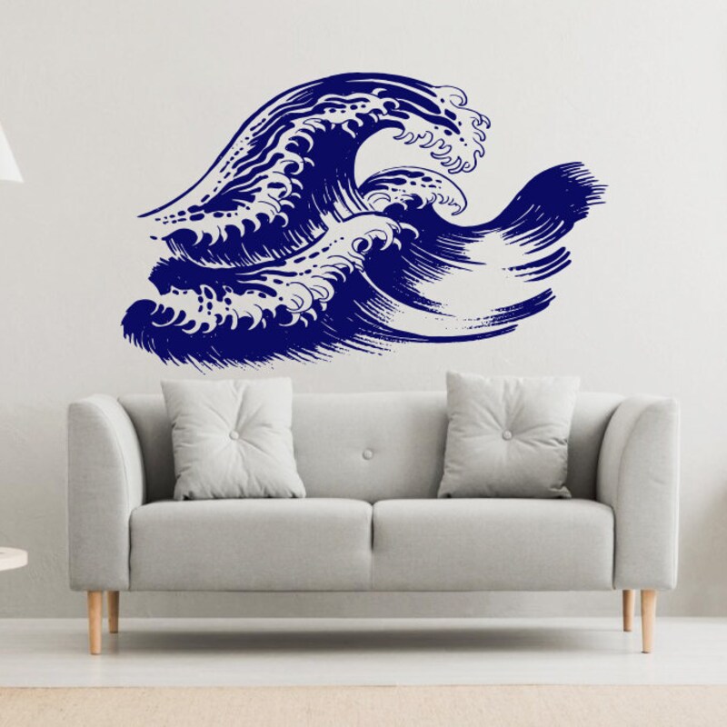 Waves Wall Decal - Etsy