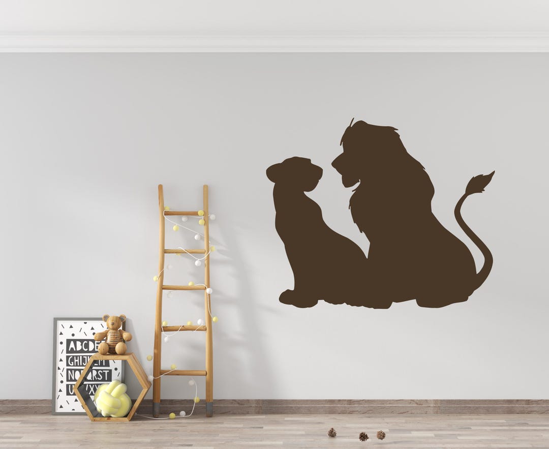 Lion King Wall Decal: Simba and Mufasa Quote, Nursery Decor 4949 - Etsy
