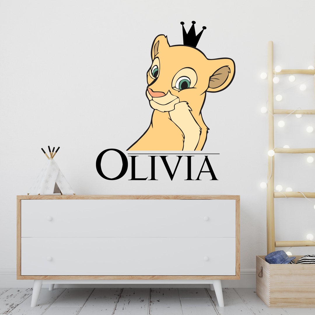 Nala Wall Decal Cartoon Wall Sticker Lion King Quote Wall Decal Nursery ...