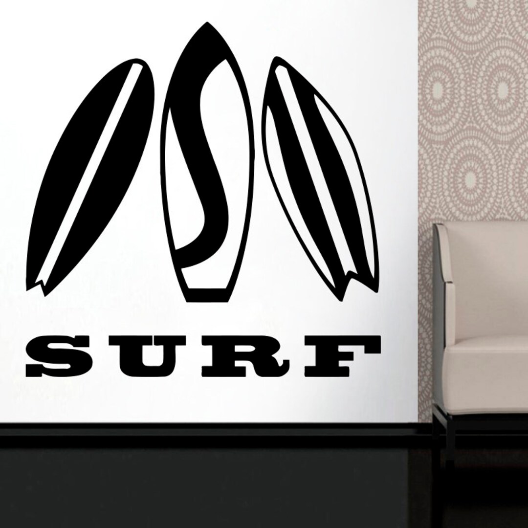 Surfing Surfer Board Wave Ocean Extreme Wall Sports Wall Decor Wall ...