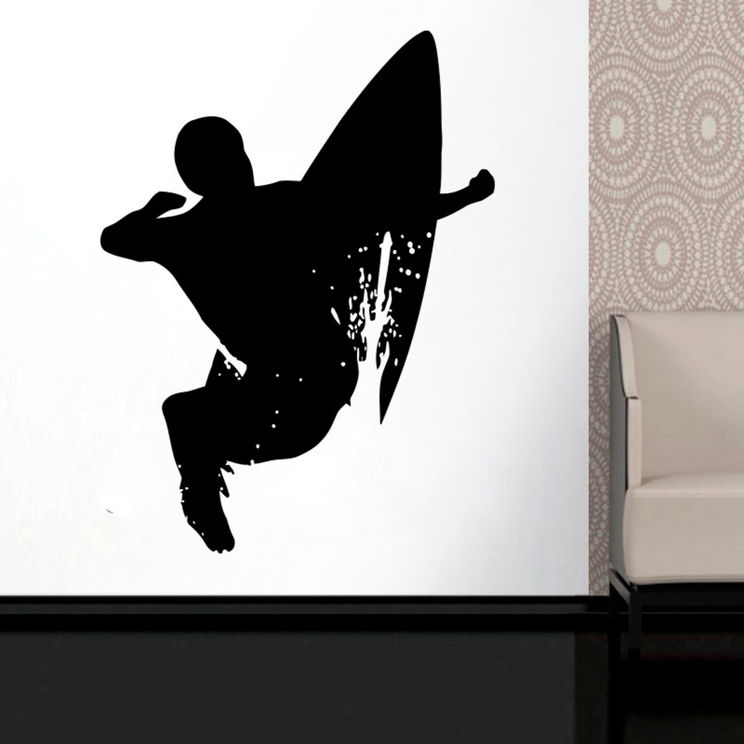 Surfing Surfer Board Wave Ocean Extreme Wall Sports Wall Decor Wall ...