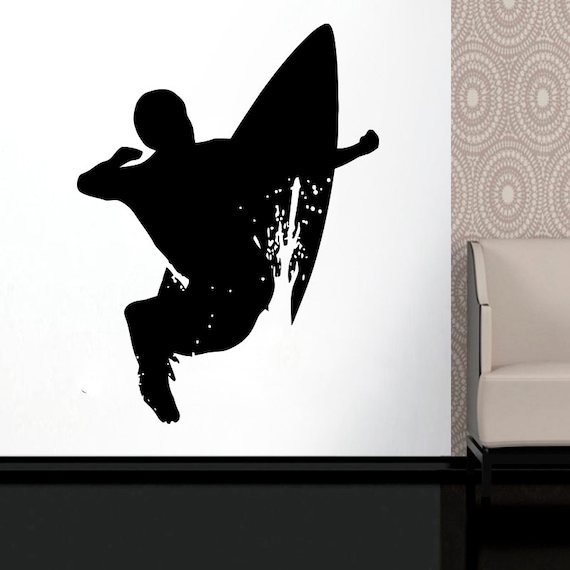 Surfing Surfer Board Wave Ocean Extreme Wall Sports Wall Decor | Etsy