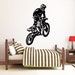 Motocross Wall Decal Motorcycle Wall Sticker Dirt Bike Wall | Etsy