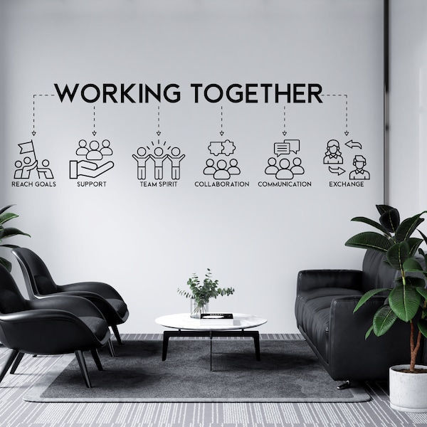 Office Wall Sticker - Etsy