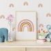 Boho Rainbow Wall Decals Rainbow Wall Stickers Rainbow - Etsy