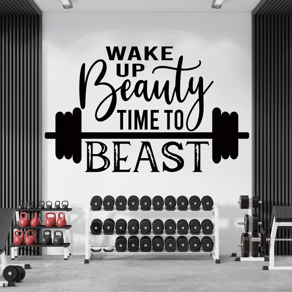 Shop Gym Wall Decal - Etsy