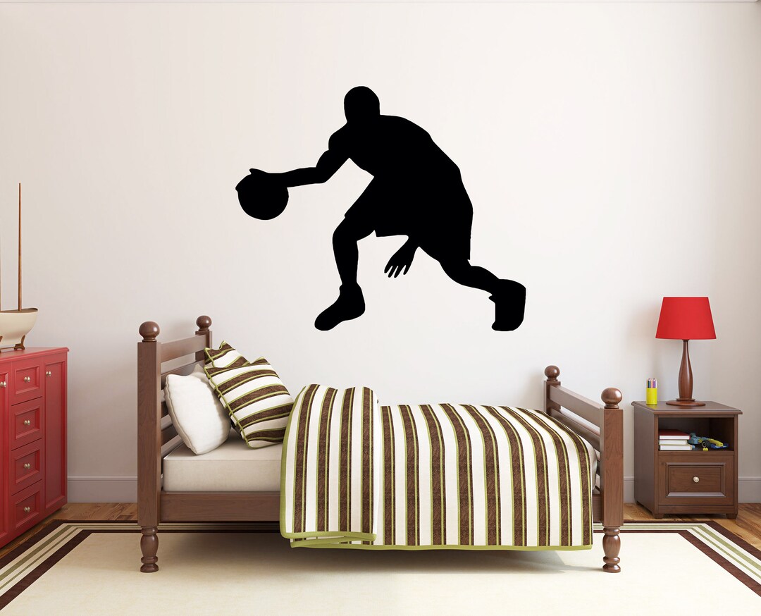 Urban Flight | Basketball Player Design | Removable Vinyl Wall Art ...
