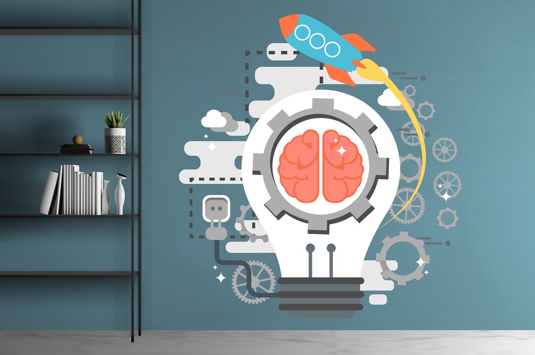 Think Big Office Wall Decal Teamwork Quote Wall Sticker Office Decor ...