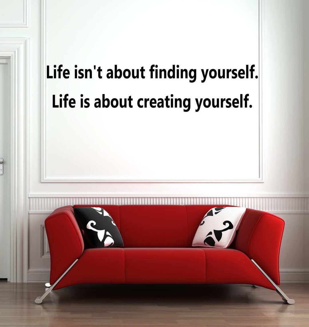 Life Quote Wall Decal | Motivational Quote Wall Decal | Inspirational ...