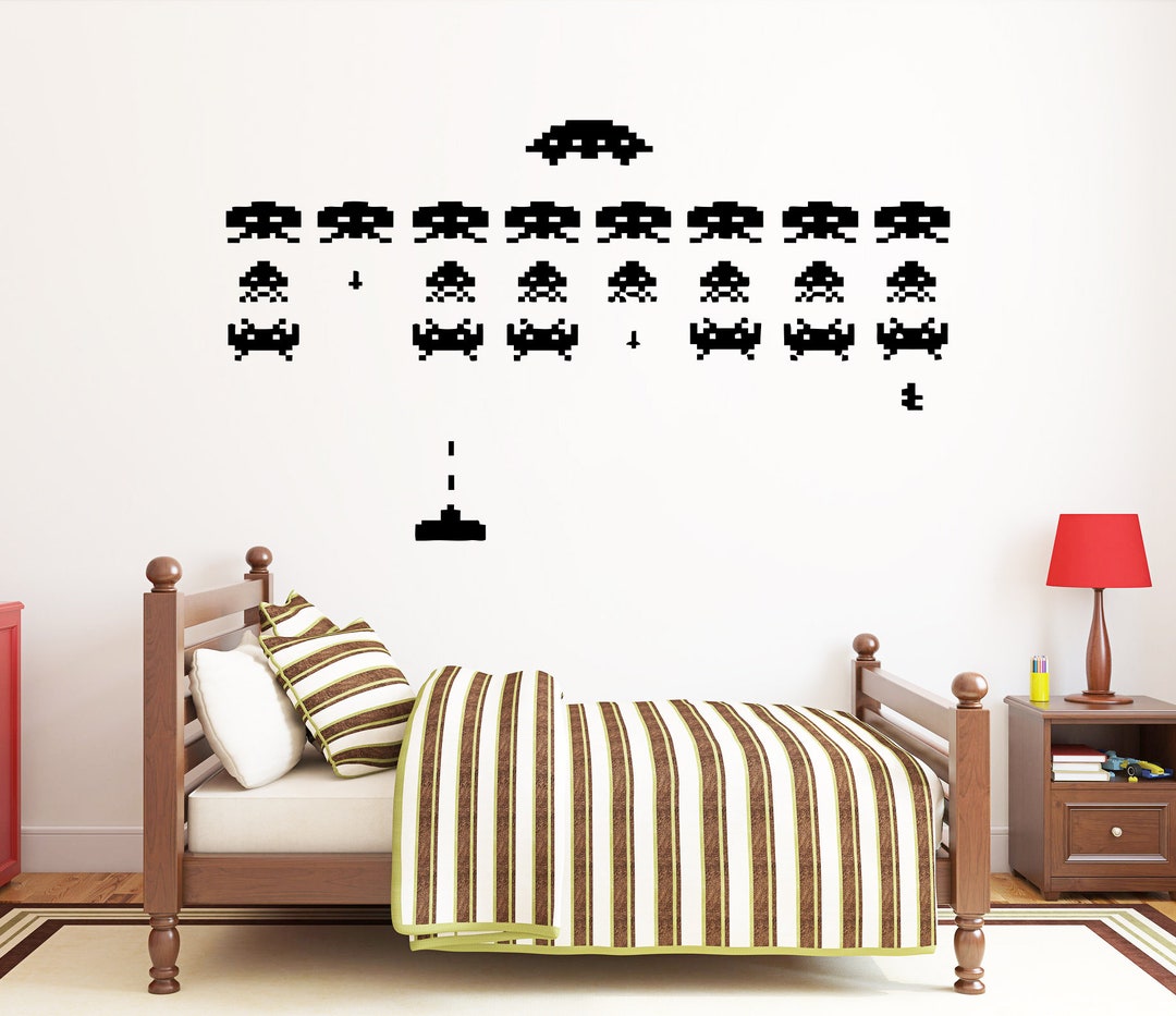 Gamer Wall Decal Video Games Wall Sticker Controller Wall Decal Gaming ...