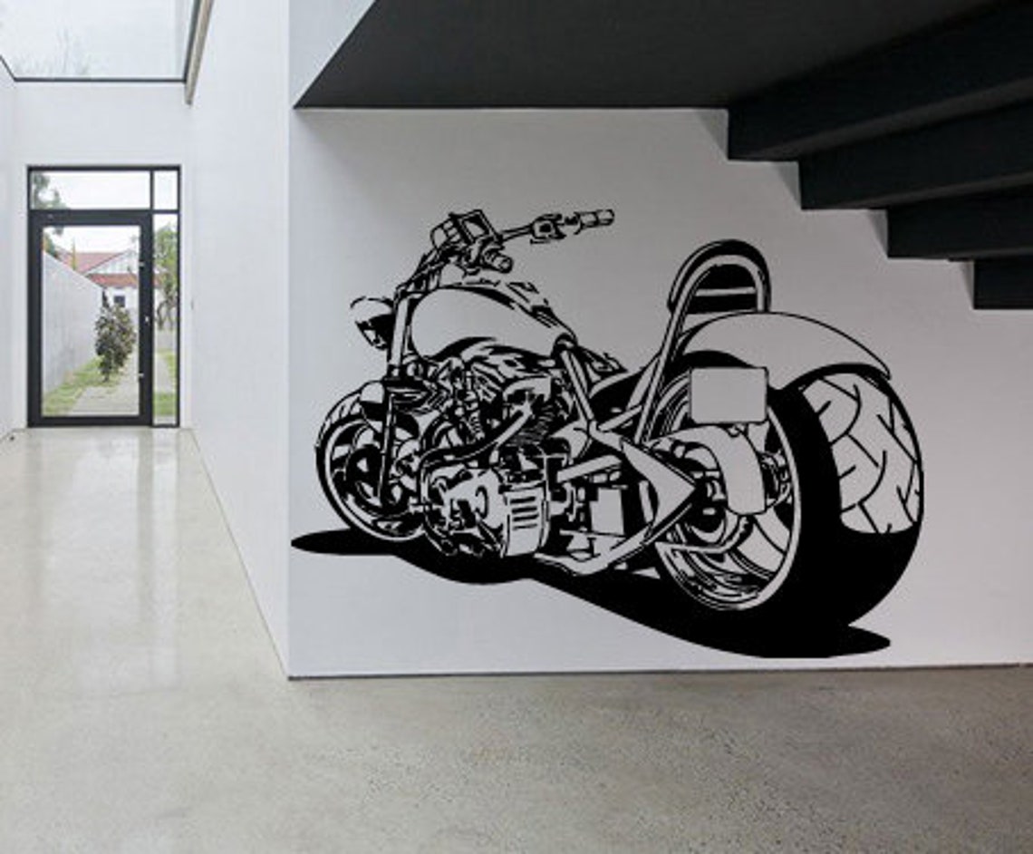 Motocross Wall Decal Motorcycle Wall Sticker Dirt Bike Wall - Etsy