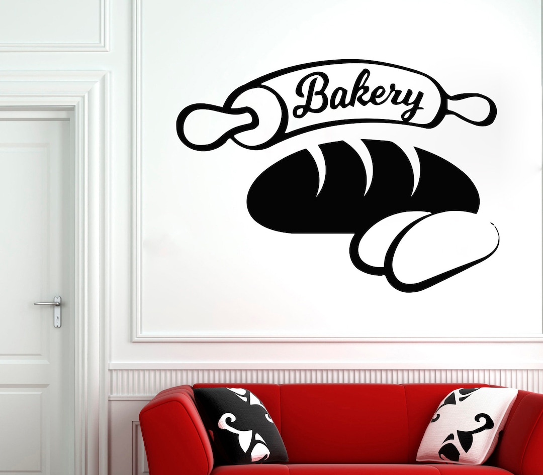 Bakery Wall Decal | Bakery Wall Sticker | Bakery Window Decal 4440 - Etsy