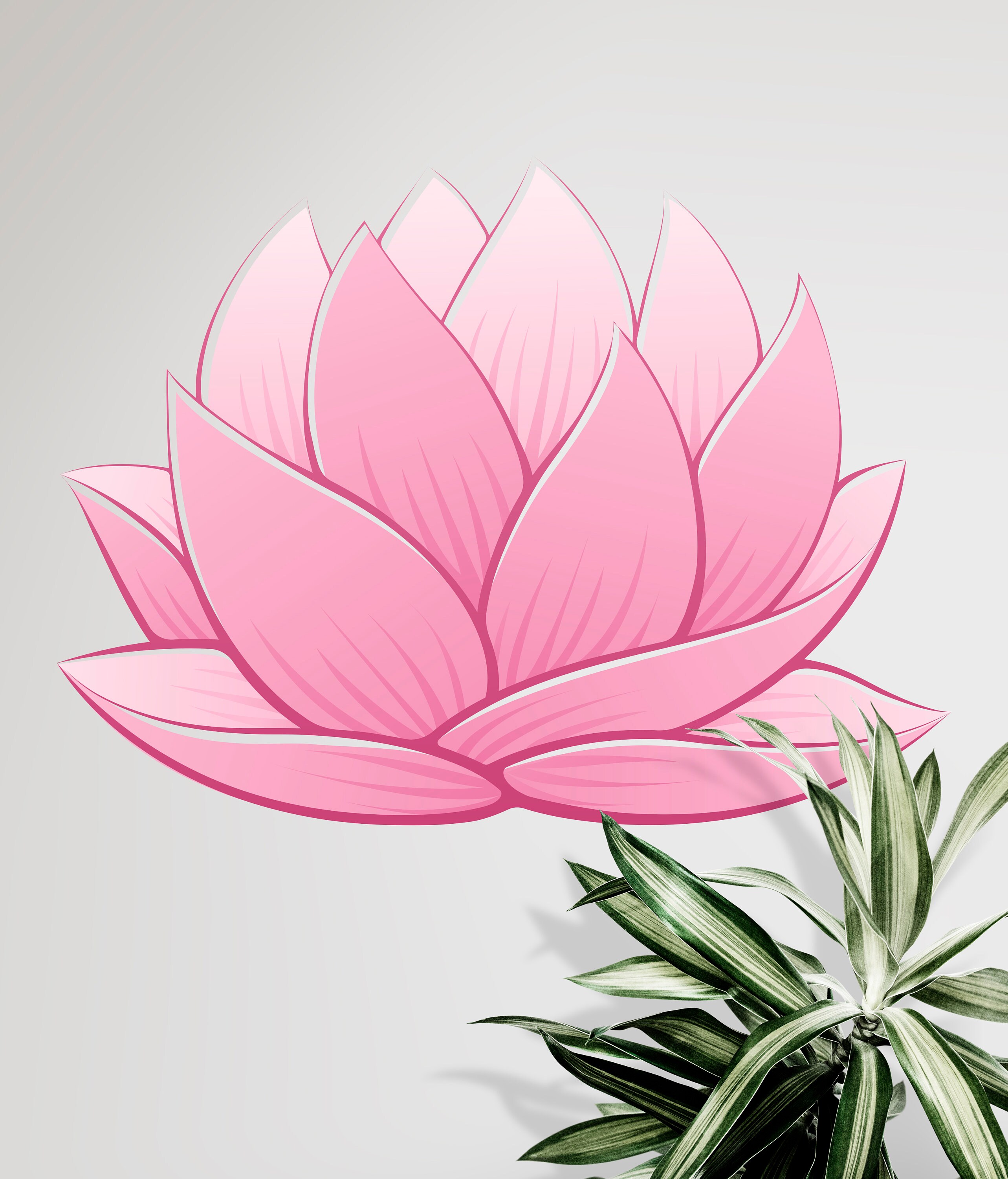 Lotus Wall Decal Lotus Flower Wall Decal Lotus Mandala | Etsy