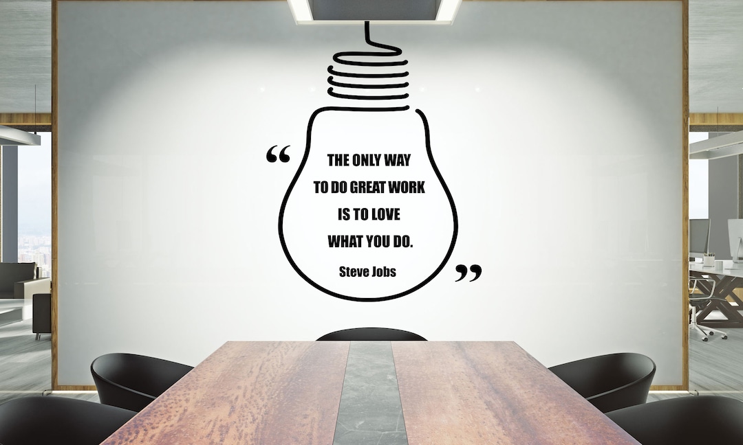 Office Wall Decal Teamwork Quote Wall Sticker Office Decor Inspire ...