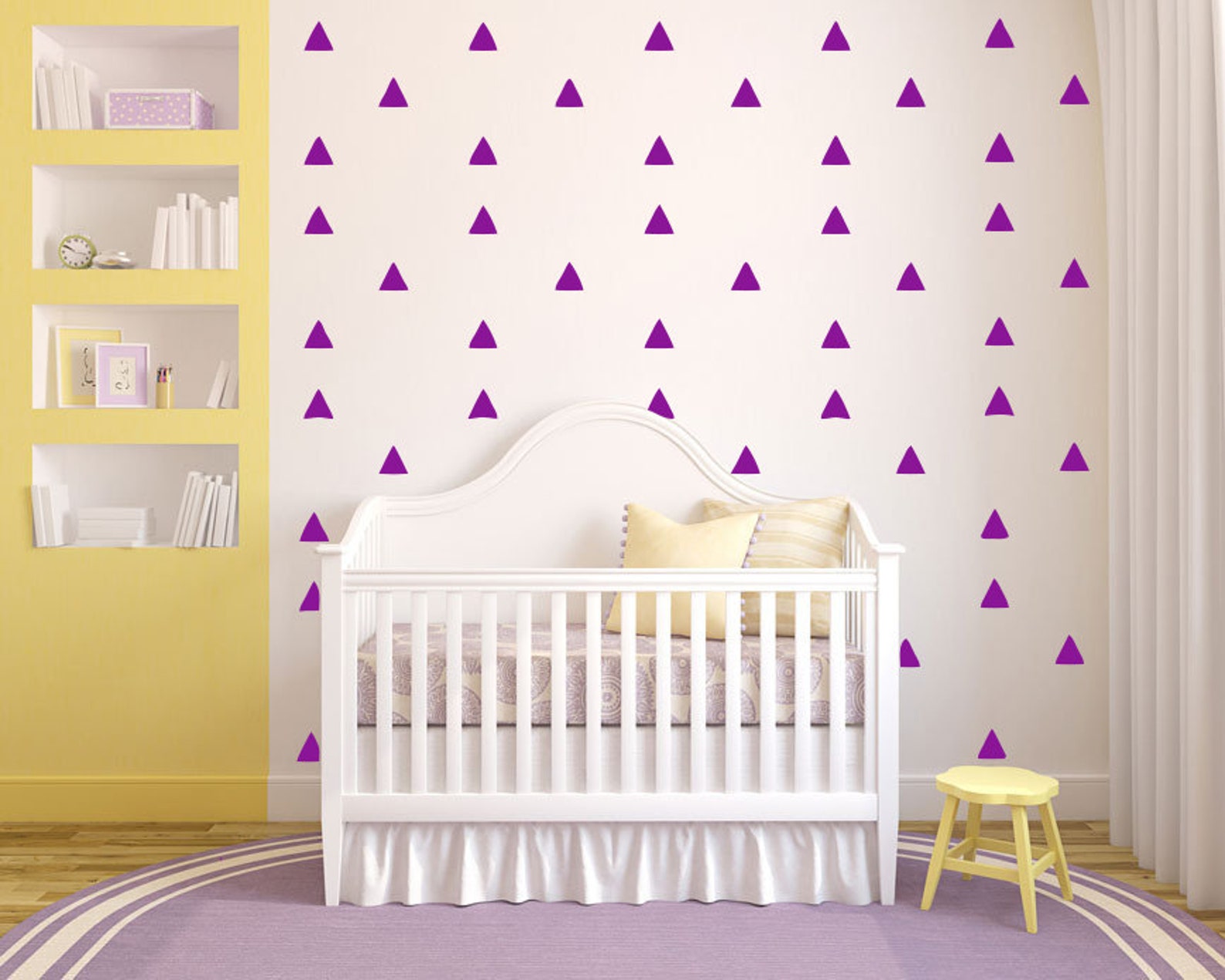 Triangles Wall Decal Triangles Wall Decor for Nursery - Etsy