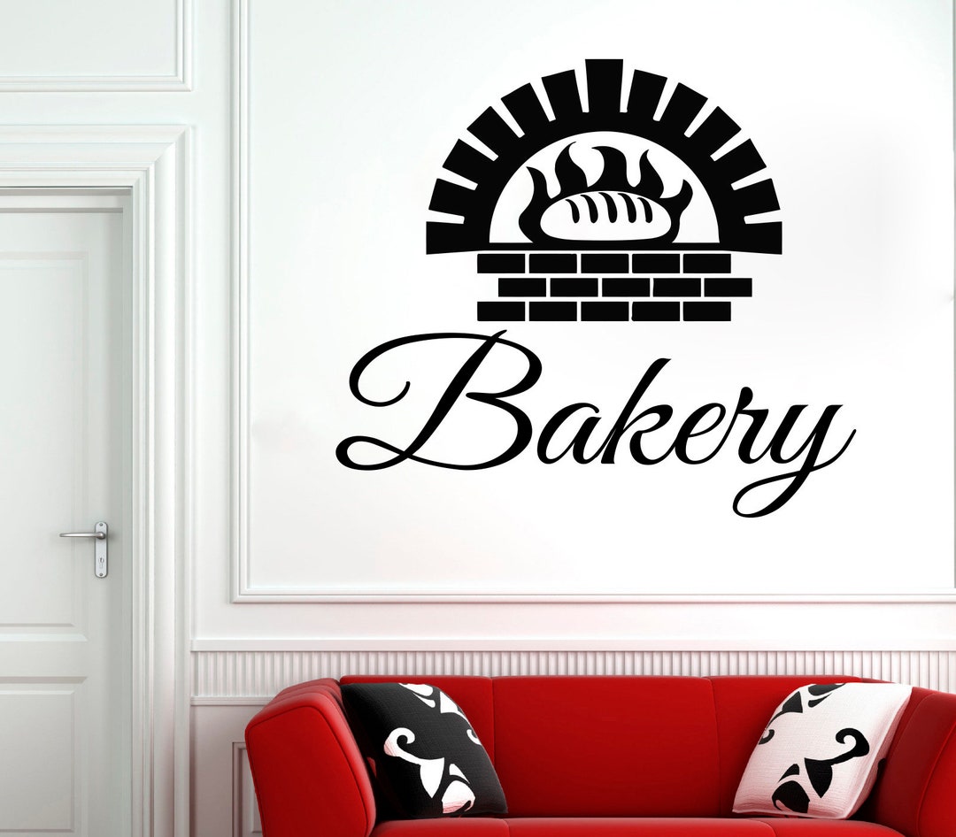 Bakery Wall Decal | Bakery Wall Sticker | Bakery Window Decal 4427 - Etsy