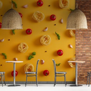 Italian Restaurant Wall Graphics Peel and Stick Wallpaper Italian ...