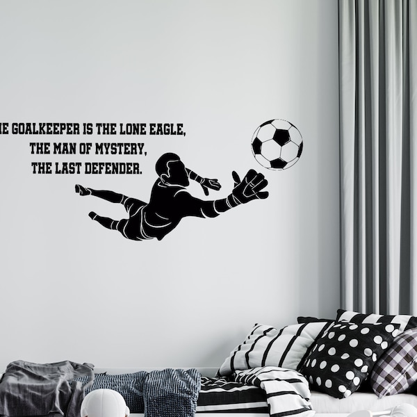 Soccer Wall Decal - Etsy