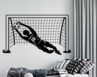 Soccer Wall Decal - Etsy