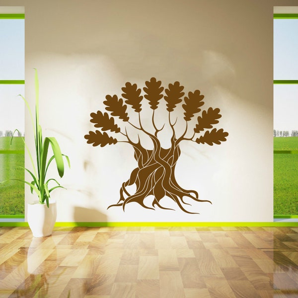 Corner Tree Decal - Etsy