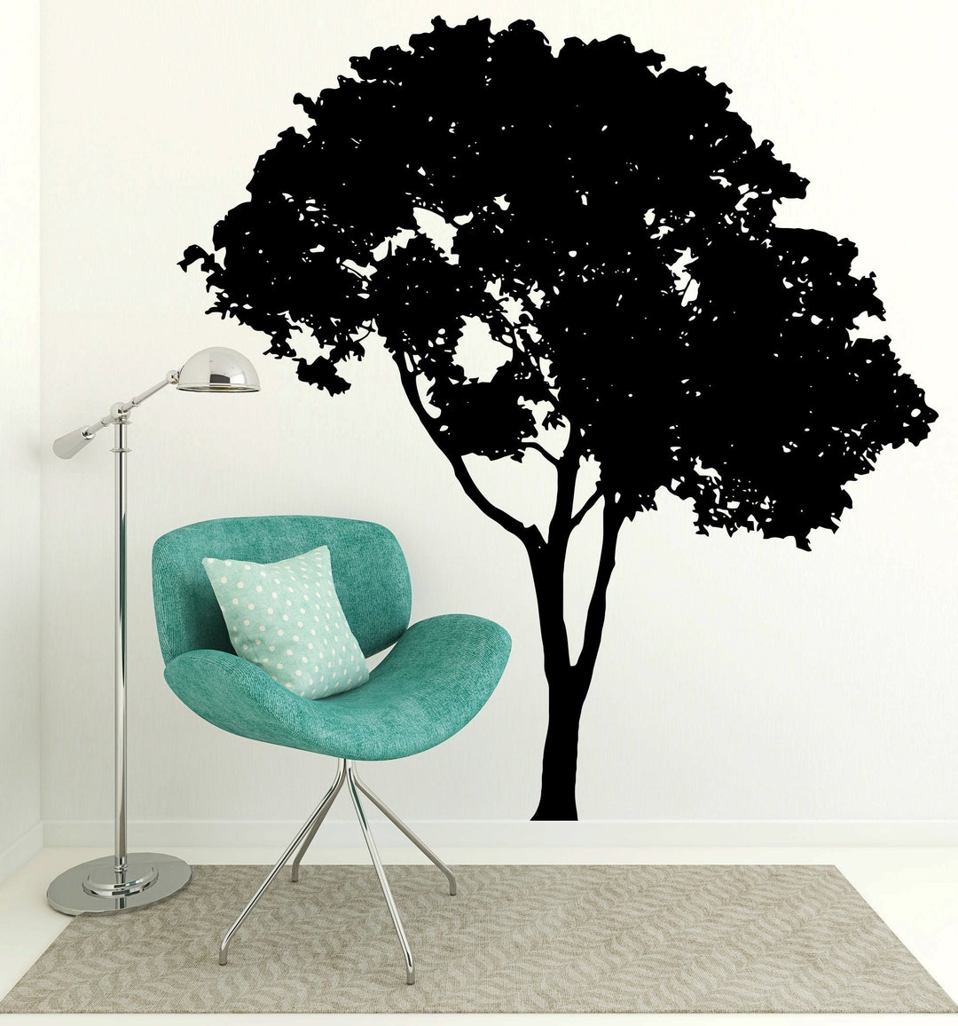 Tree Wall Decal | Tree Branch Wall Sticker | Tree Wall Decor BC13 - Etsy
