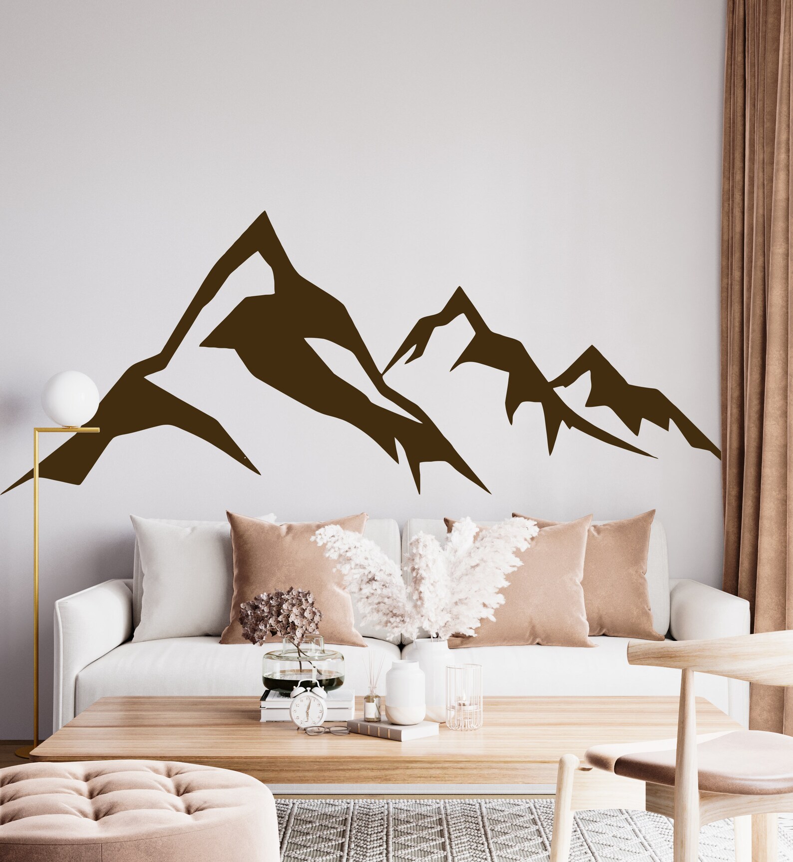 Mountains Wall Decal Mountain Wall Sticker Adventure Wall - Etsy