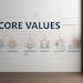 Office Wallpaper Core Values Wall Graphics Peel and Stick Wallpaper for ...