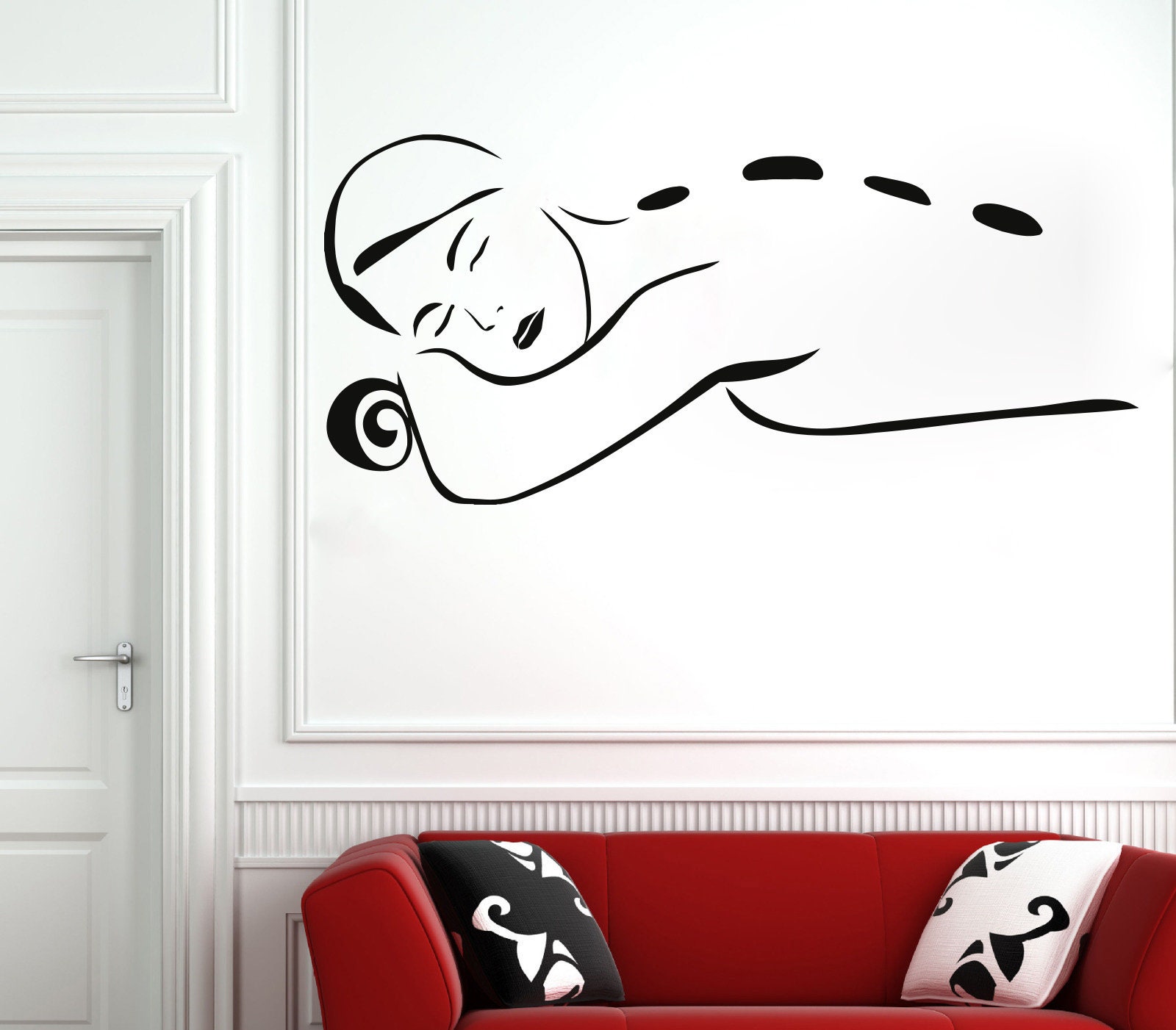 Spa Decal Wall Decal Window Sticker Beauty Salon Spa Decal Etsy