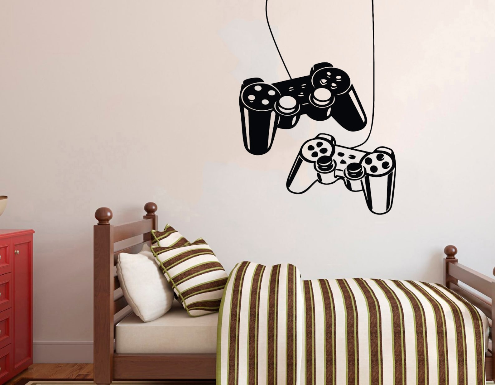 Gamer Wall Decal Video Games Wall Sticker PlayStation PS4 | Etsy