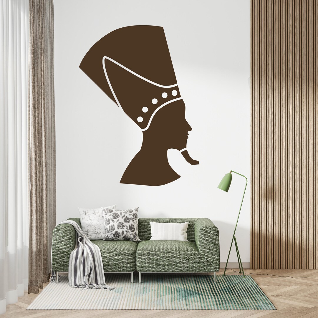 Egyptian Pharaoh Wall Decal Ancient Egyptian Wall Decor Pattern ...