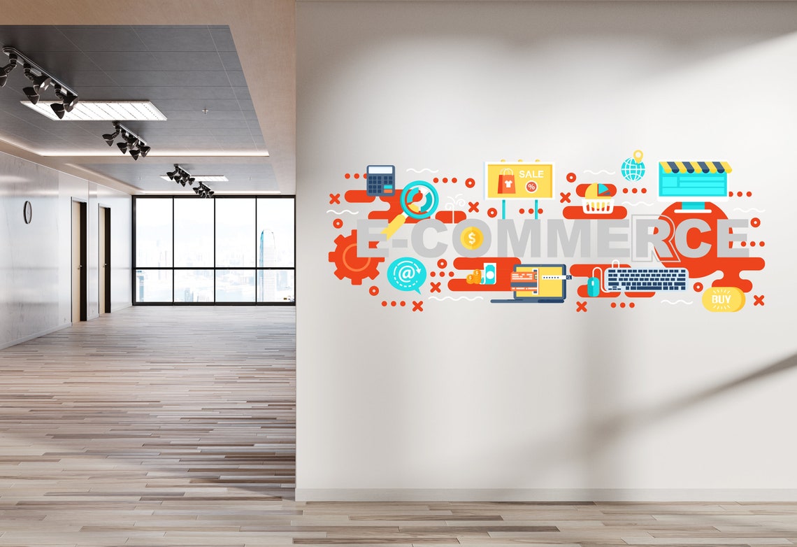 E Commerce Office Wall Decal Teamwork Quote Wall Sticker - Etsy