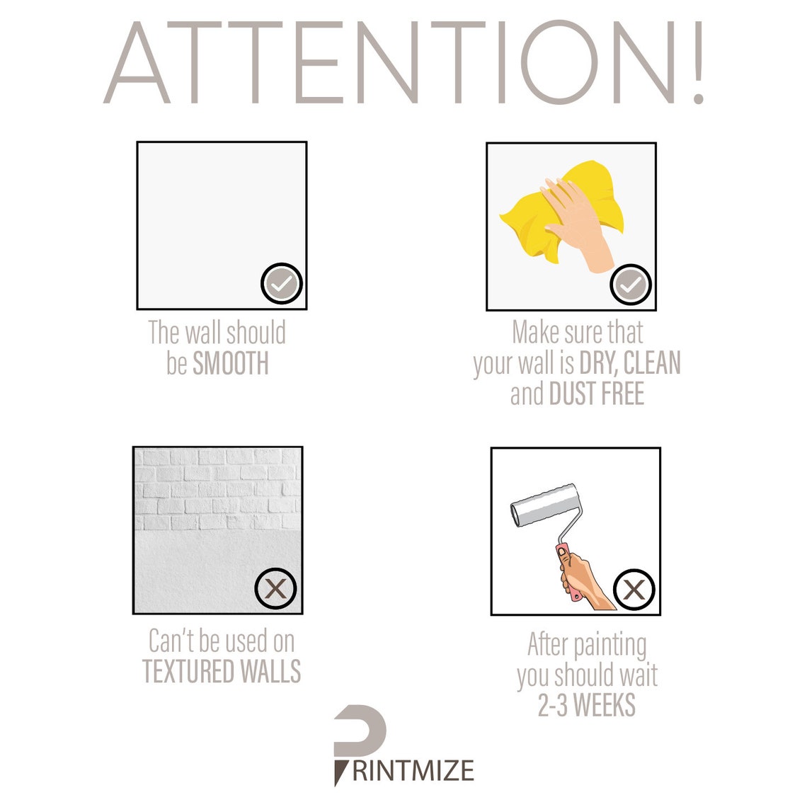 Italian Pizza Art Mural | Restaurant Food Peel & Stick Wallpaper ...