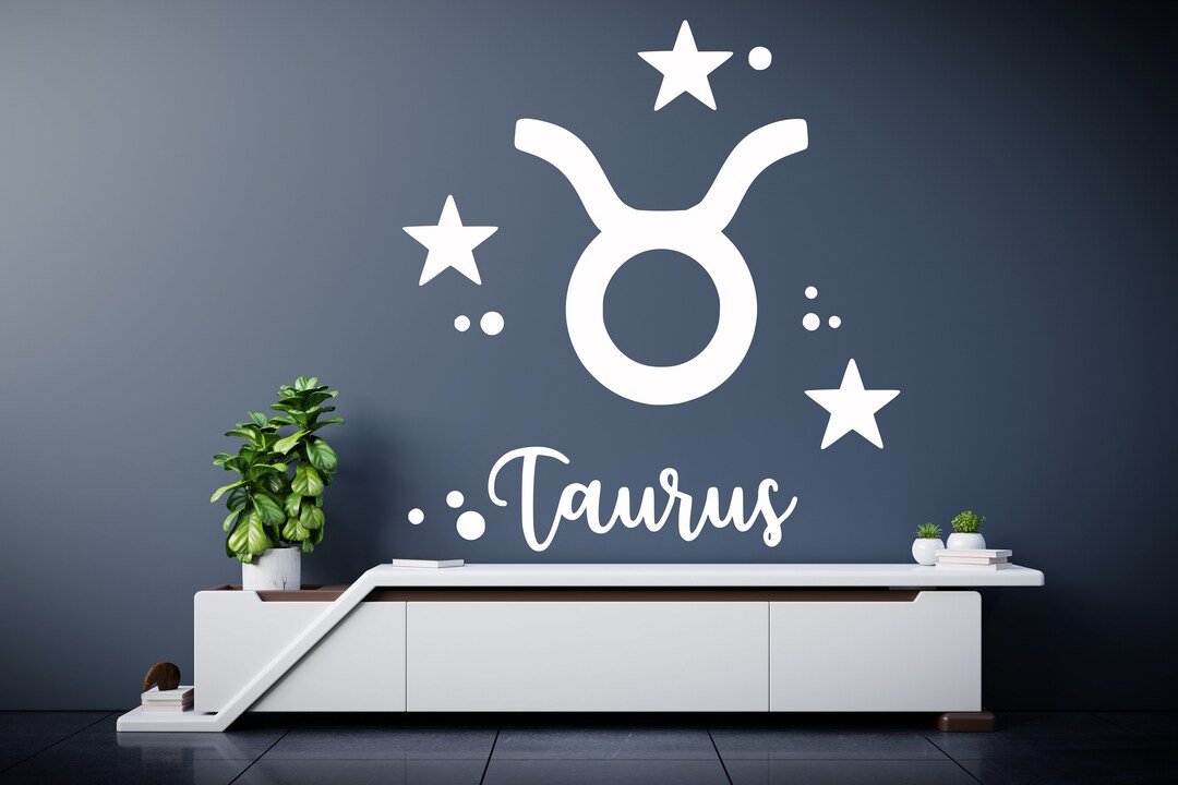 Taurus Zodiac Constellation Wall Decal: Removable Home Decor - Etsy