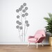 Flowers Wall Decal Flower Wall Sticker Florals Decals Wall Decor PL19 ...