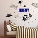 Alien Invasion Wall Decal Space Wall Sticker UFO Decals for - Etsy