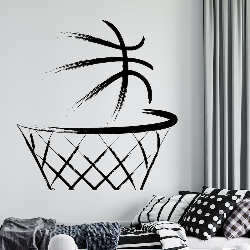 Basketball Decal - Etsy