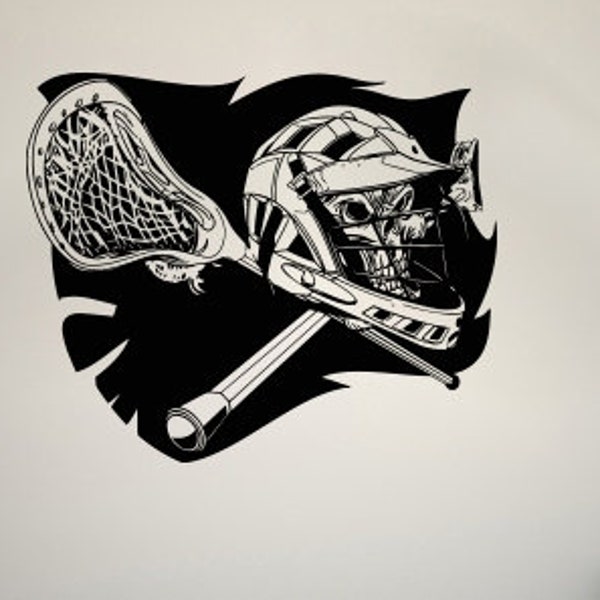 Lacrosse Decal - Etsy