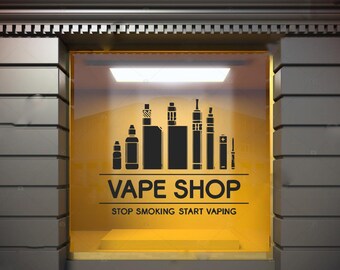 Vaping Wall Decal - Etsy