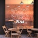Pizza Wall Decal Vinyl Sticker for Pizzeria Decorations for Italian ...