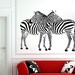 Zebra Wall Decal Zebra Wall Decor Zebra Wall Sticker - Etsy