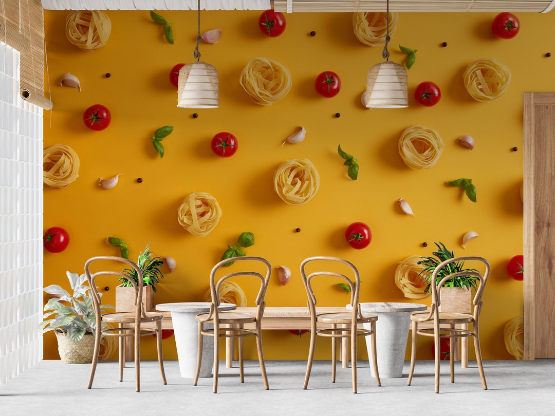Italian Restaurant Wall Graphics Peel and Stick Wallpaper Italian ...