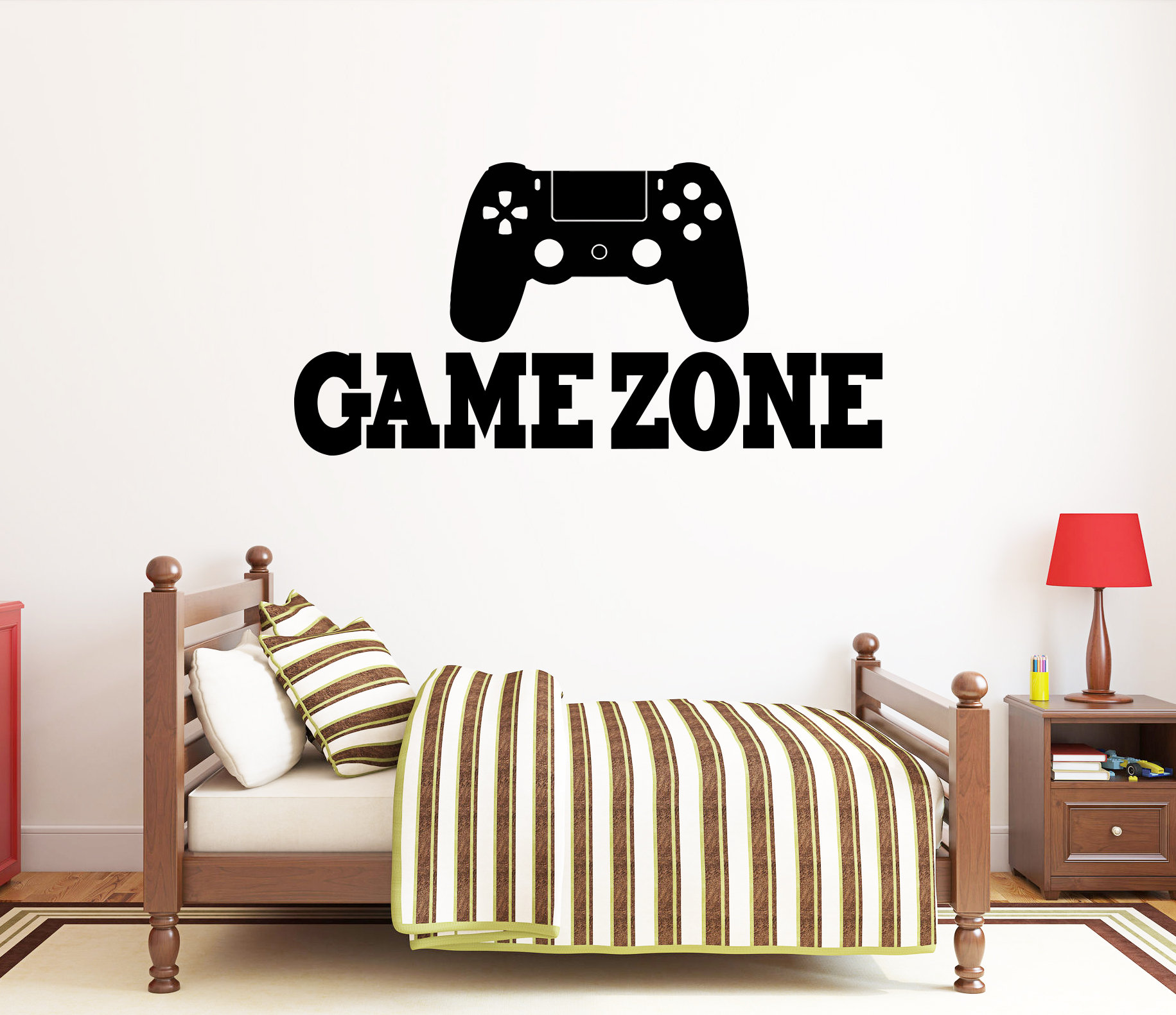 Gamer Wall Decal Video Games Wall Sticker PlayStation PS4 | Etsy