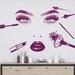 Makeup Wall Decal Makeup Artist Wall Sticker Cosmetics | Etsy