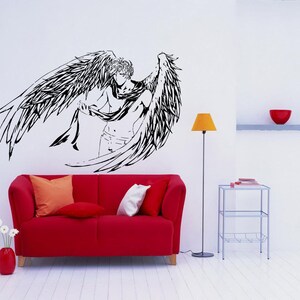 Angel Demon Wings Horns Bad Good Wall Decal Window Sticker Design ...
