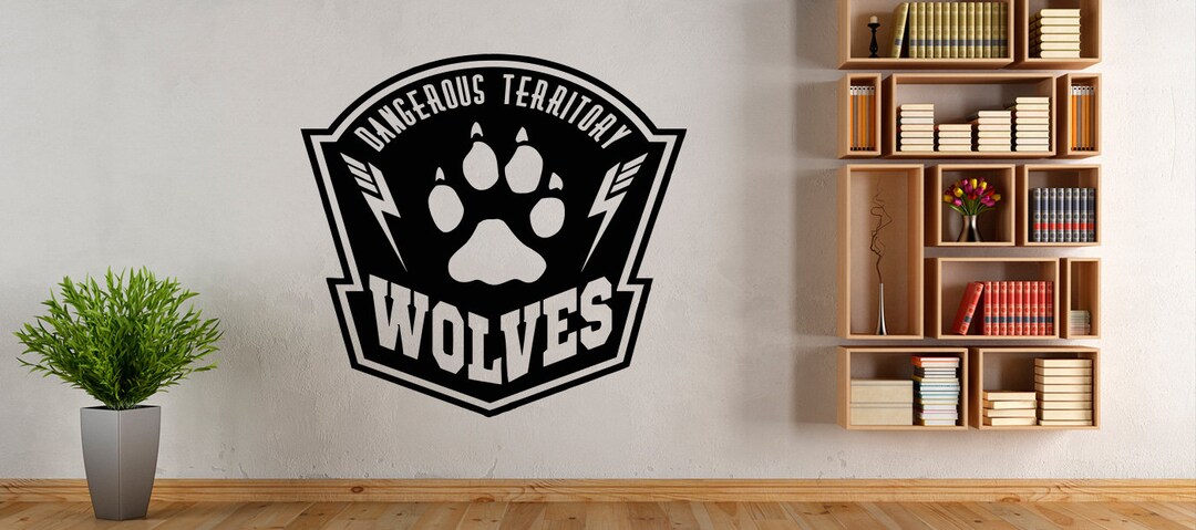 Wolf Beast Werewolf Predator Howl Animals Wall Decor Wall Decal Car ...