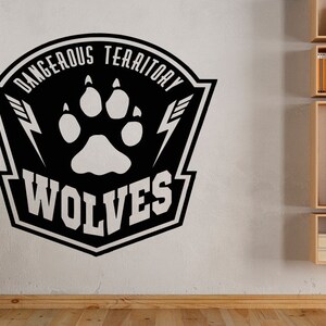 Wolf Beast Werewolf Predator Howl Animals Wall Decor Wall Decal Car ...