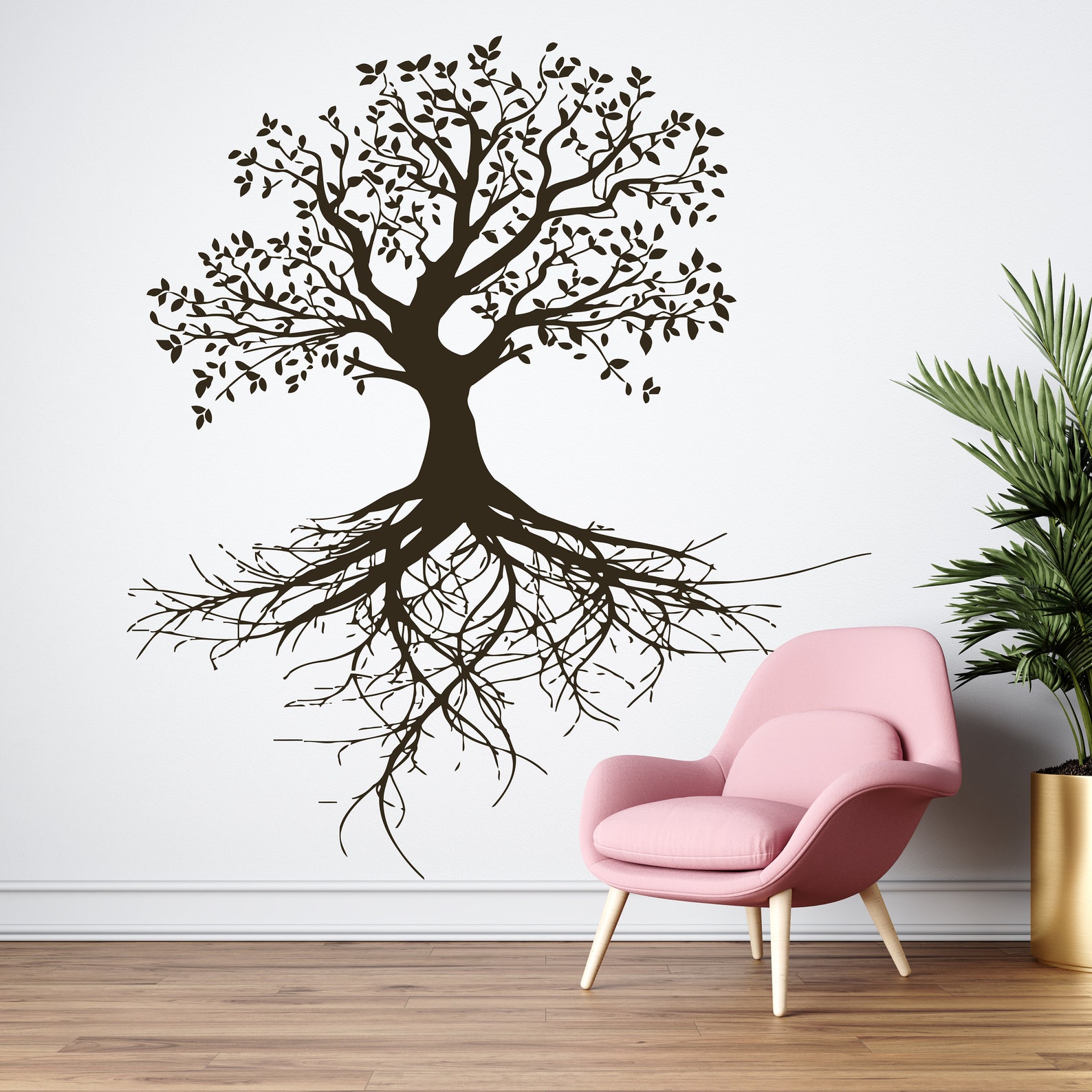 Tree of Life Wall Decal Tree Roots Branch Celtic Pattern Wall - Etsy