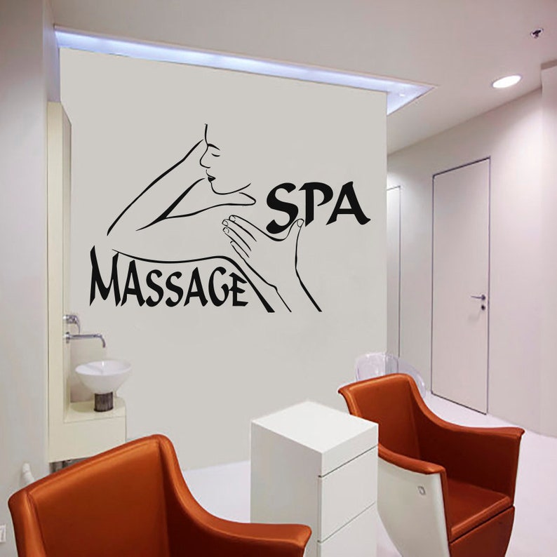 Spa Salon Massage Wall Decals Facials Skincare Quote Wall Etsy