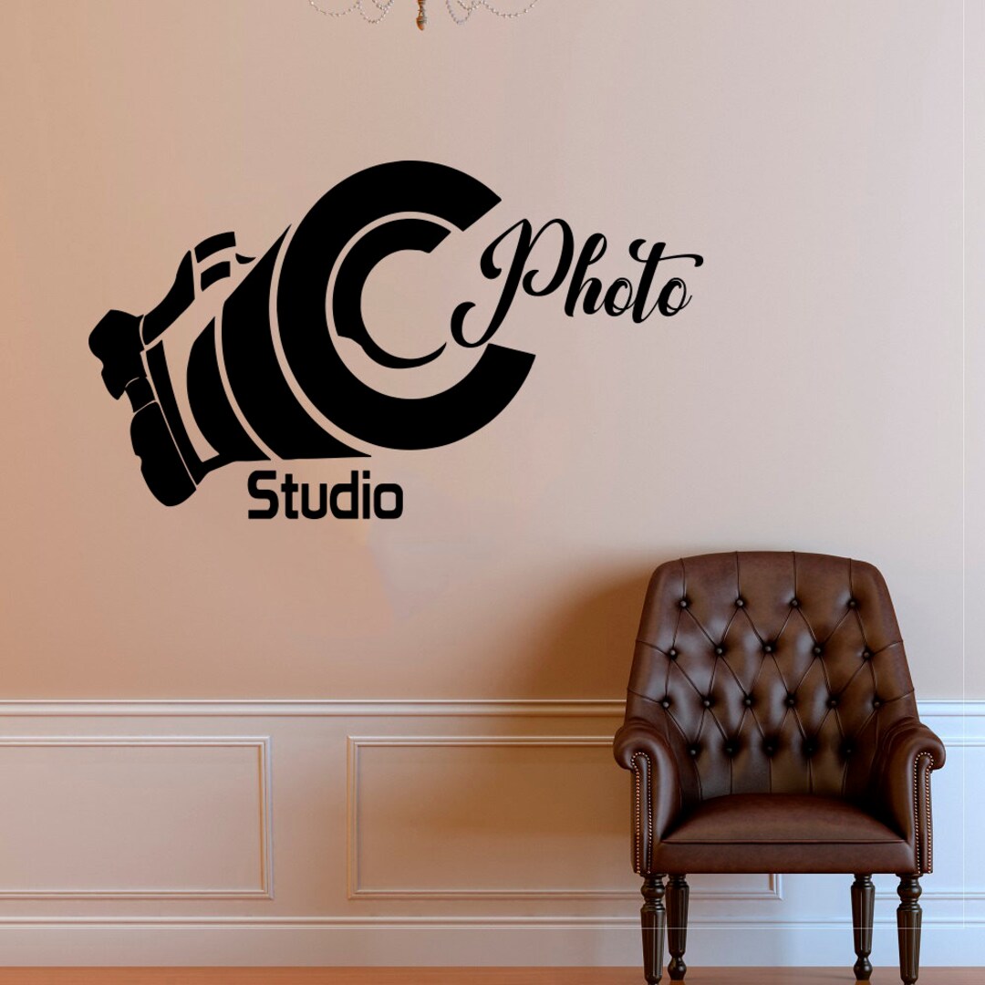 Photo Studio Wall Decal | Camera Photographer Wall Sticker ...